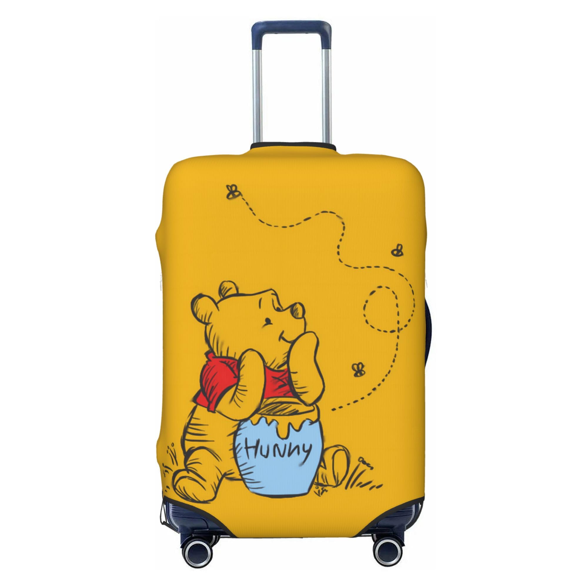 Amazon.com | DAguys Cute Bear Animal Luggage Cover Washable Suitcase ...