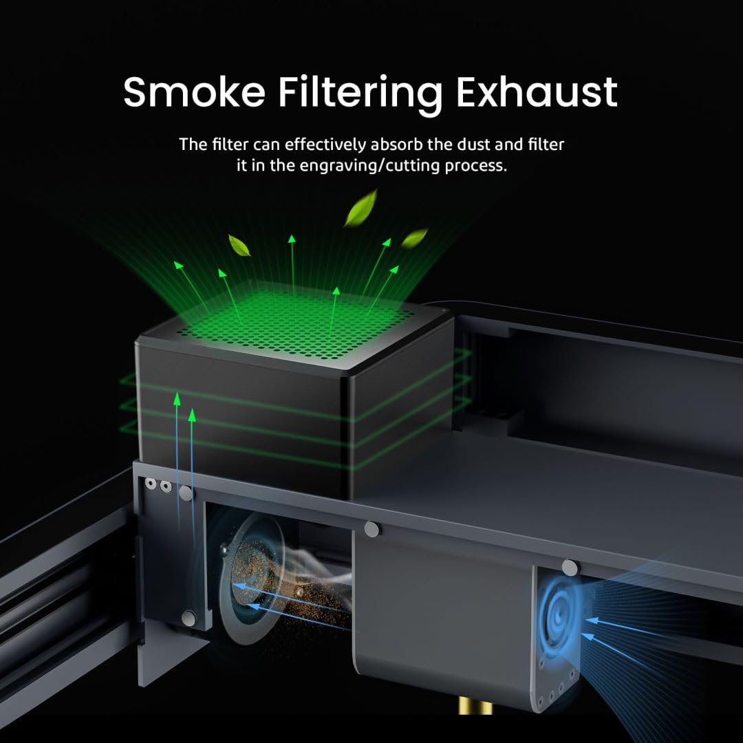 ELEGOO PHECDA 10W Engraver & Cutter with Air Assist, CNC Engraving and ...