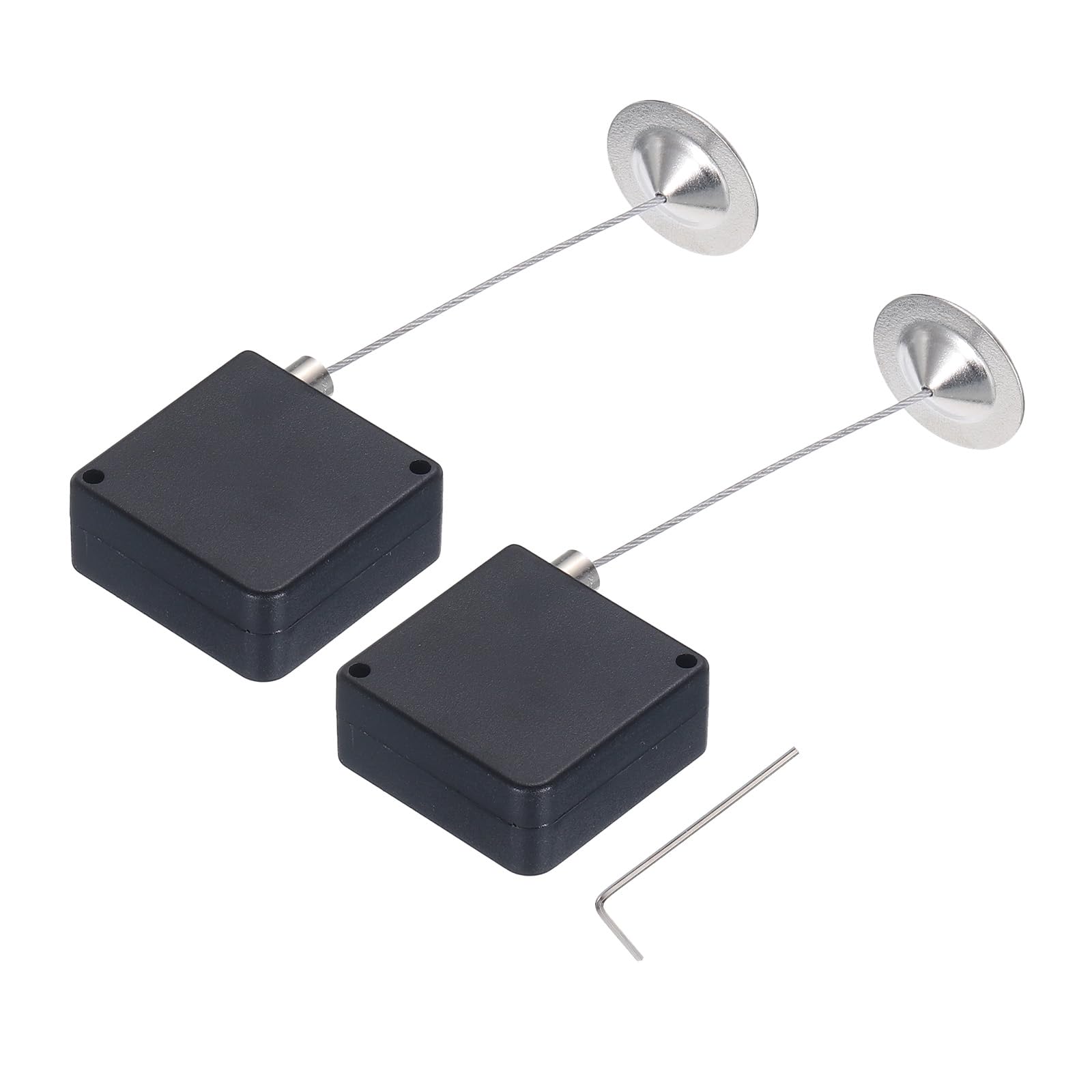 MECCANIXITY Retractable Cable Lock with Double-Sided Adhesive Remote ...