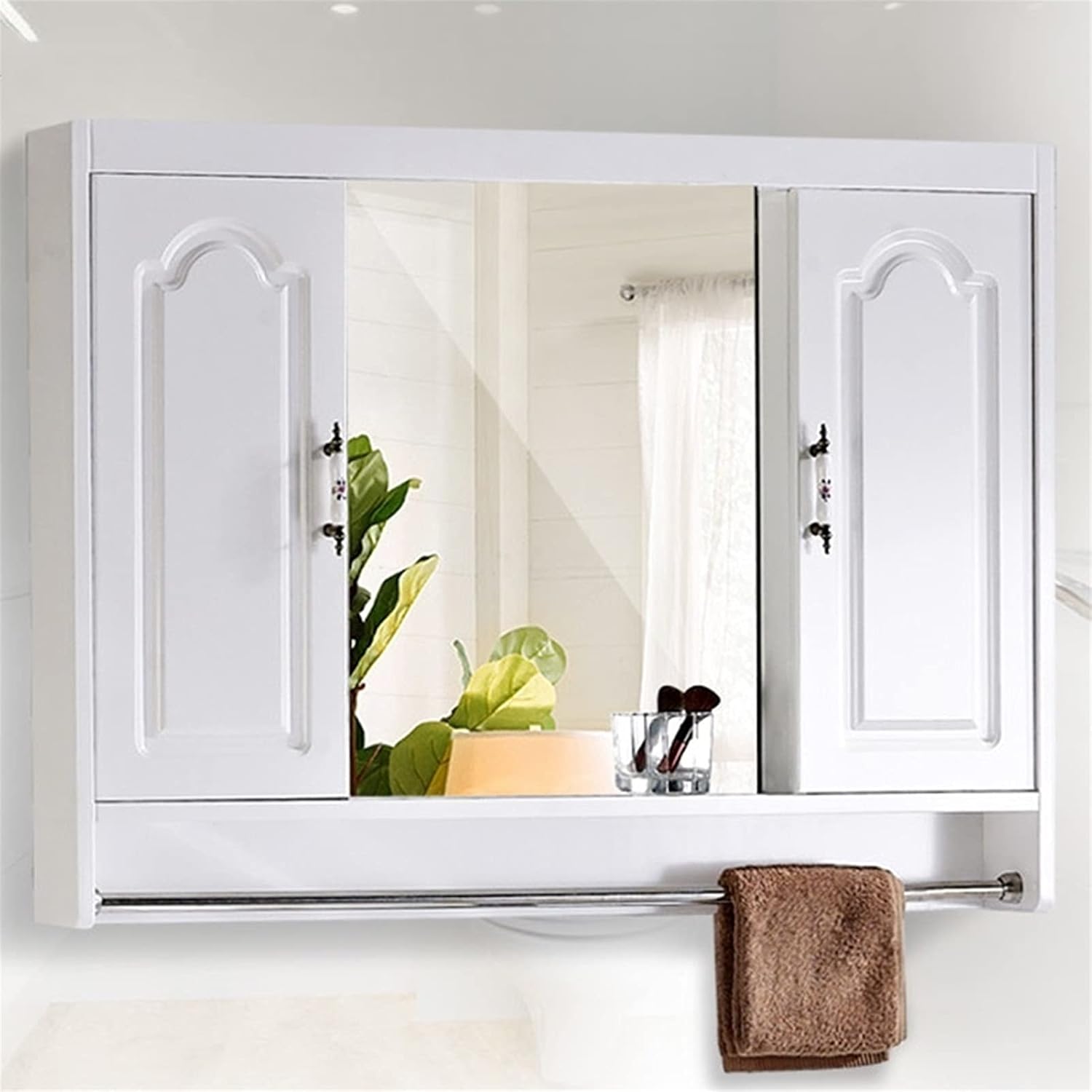 Bathroom Storage Box With Mirror – Rispa