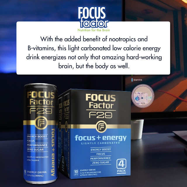 Watch Focus Factor F29 Nootropic Focus Energy Drink on Amazon Live