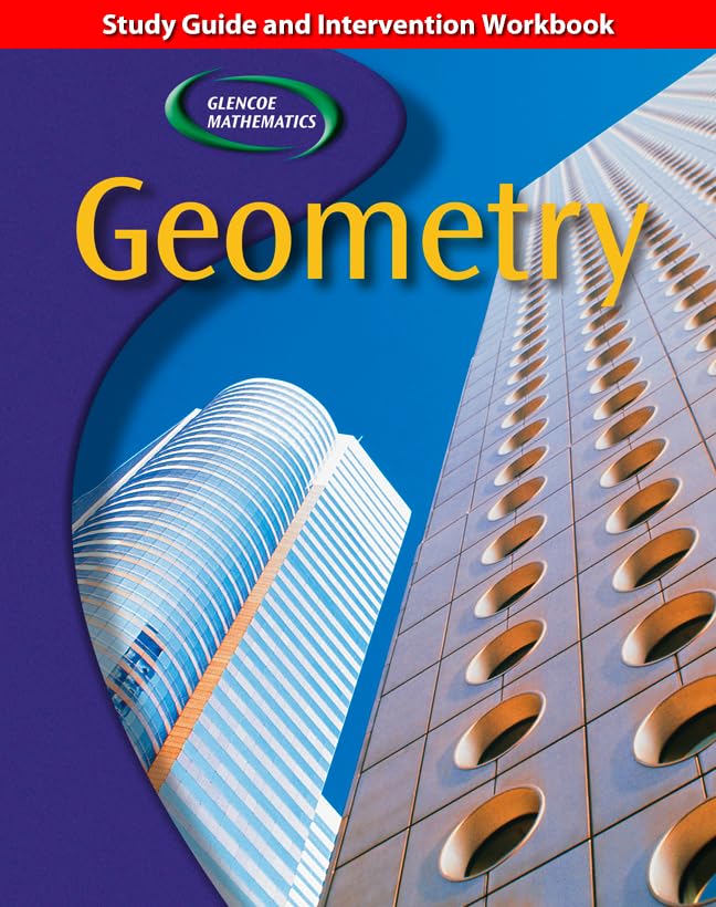 Amazon.com: Geometry, Study Guide and Intervention Workbook ...