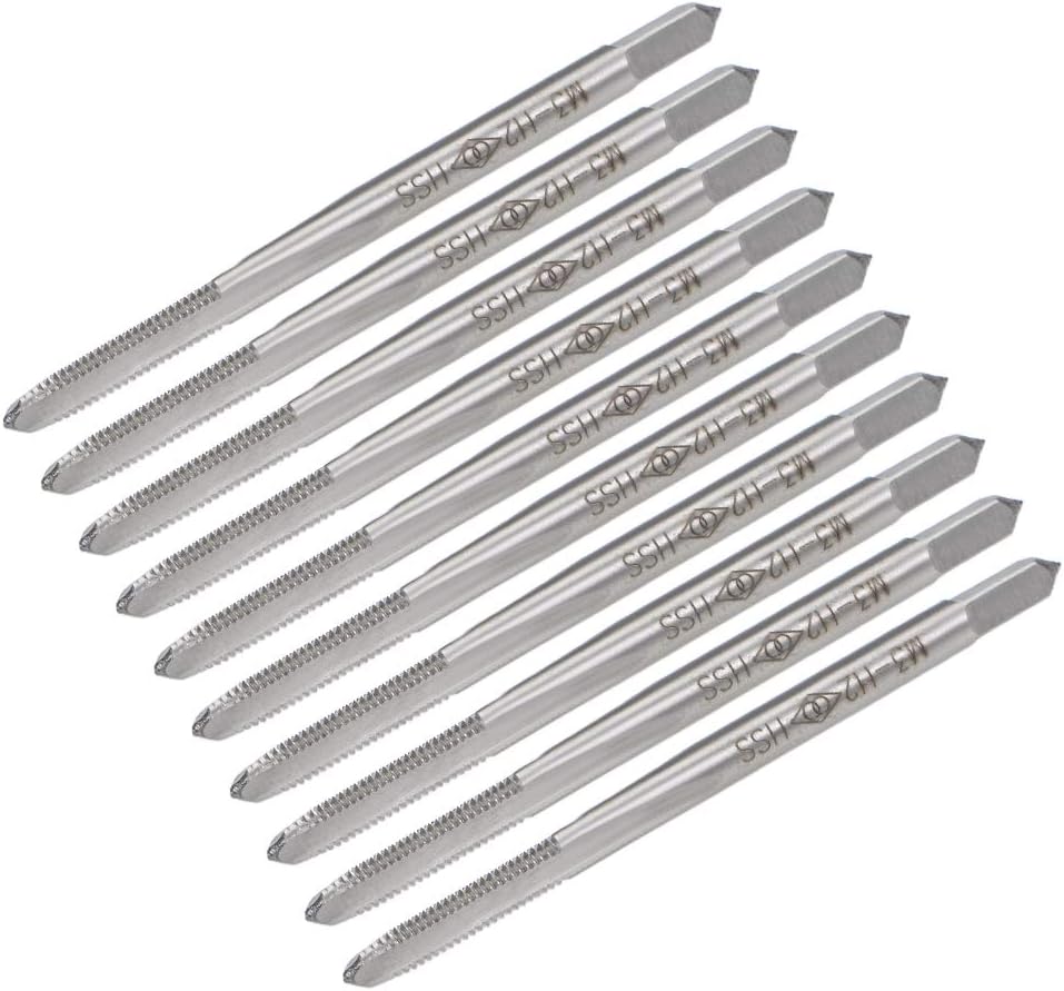 sourcing map Metric Machine Tap M3.0 Thread 0.5 Pitch High Speed Steel ...