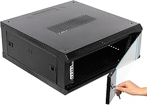 Amazon.com: 4U Network Server Data Cabinet Rack, 110lbs Wall Mount Network Server Cabinet ...