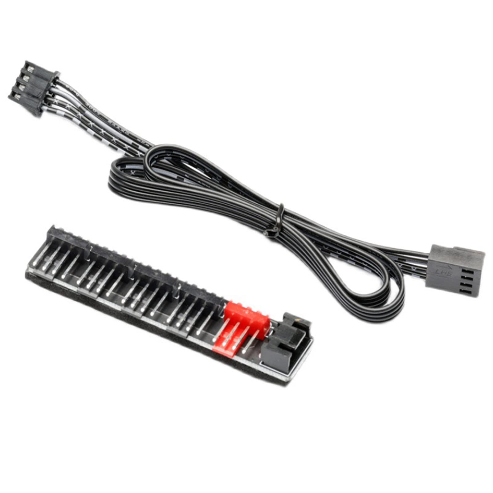 Buy 5 Ports PC PWM Fan Hub Splitter Cable Fans Speed Controller Adapter ...