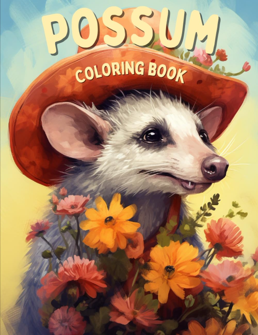 Possum Coloring Book: Neurodivergent Possum Coloring Book for Adults ...