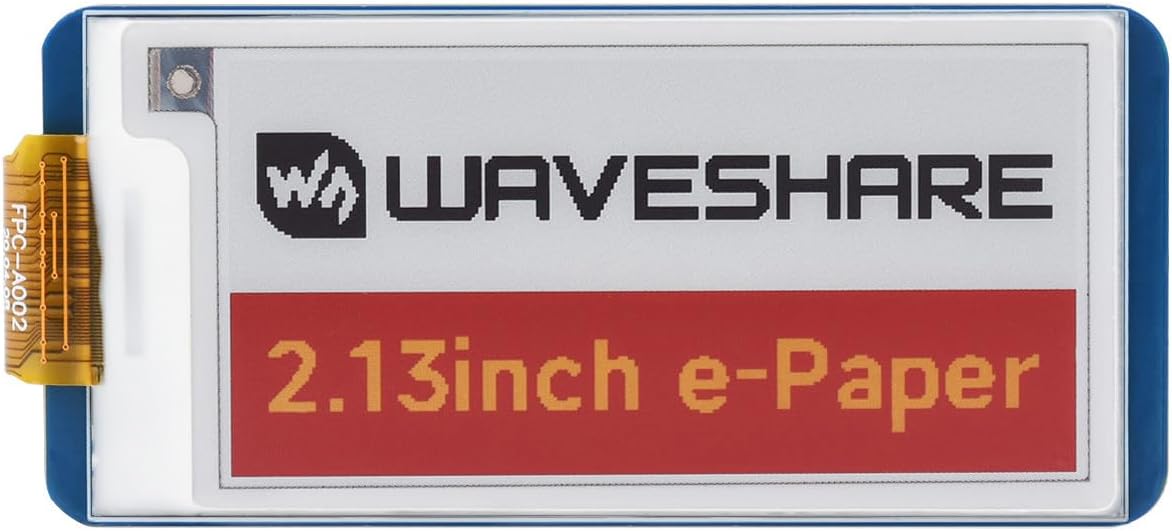 Amazon.com: waveshare 2.13inch E-Paper HAT (G), Compatible with ...