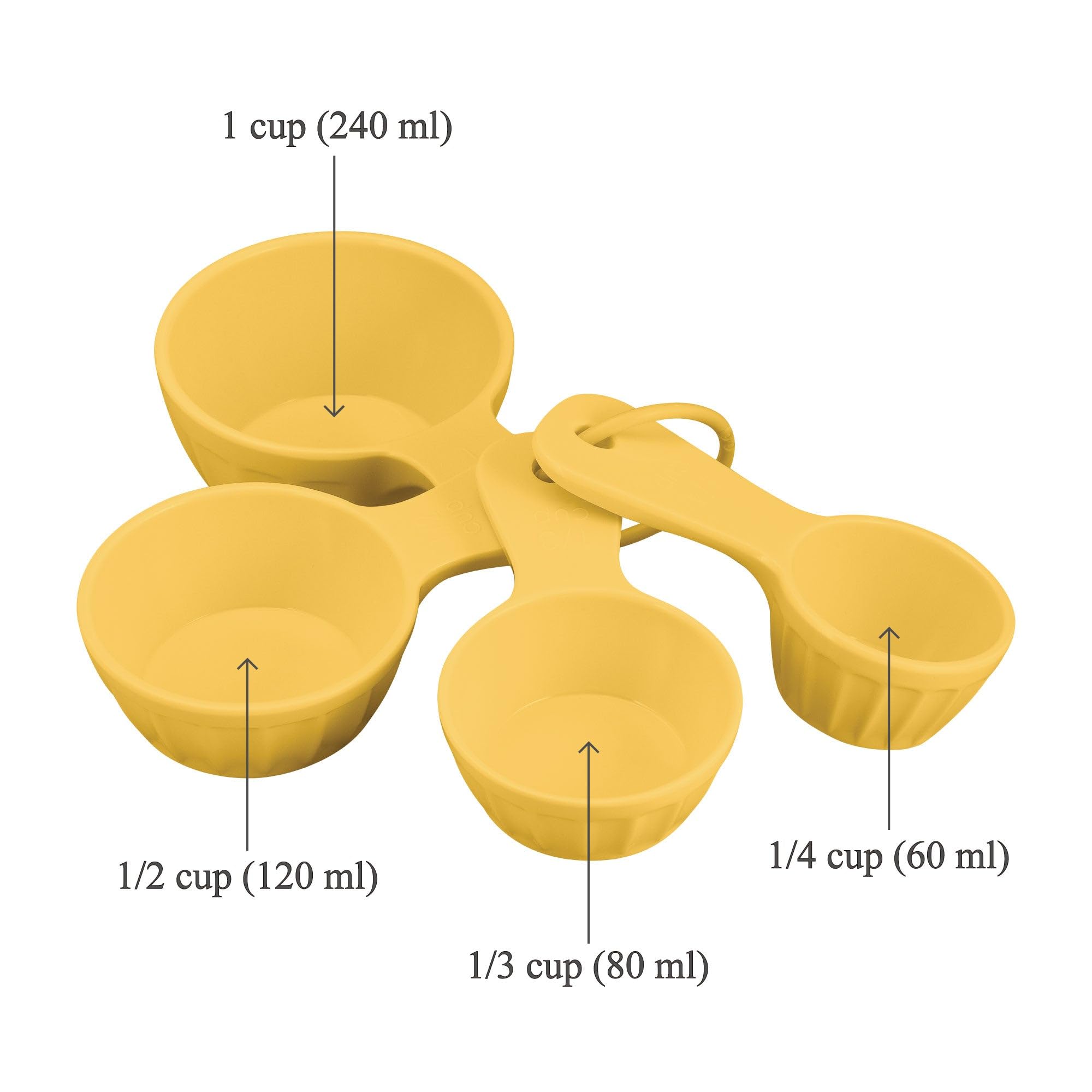 Snapklik.com : UPware 4-Piece Multi-Purpose Liquid And Dry Melamine ...