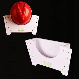 Hard hat rack Hard hat helmet holder wall mounted hard hat rack hard ...