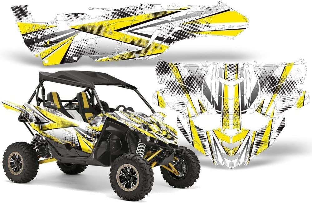Amazon.com: AMR Racing UTV Graphics kit Sticker Decal Compatible with ...