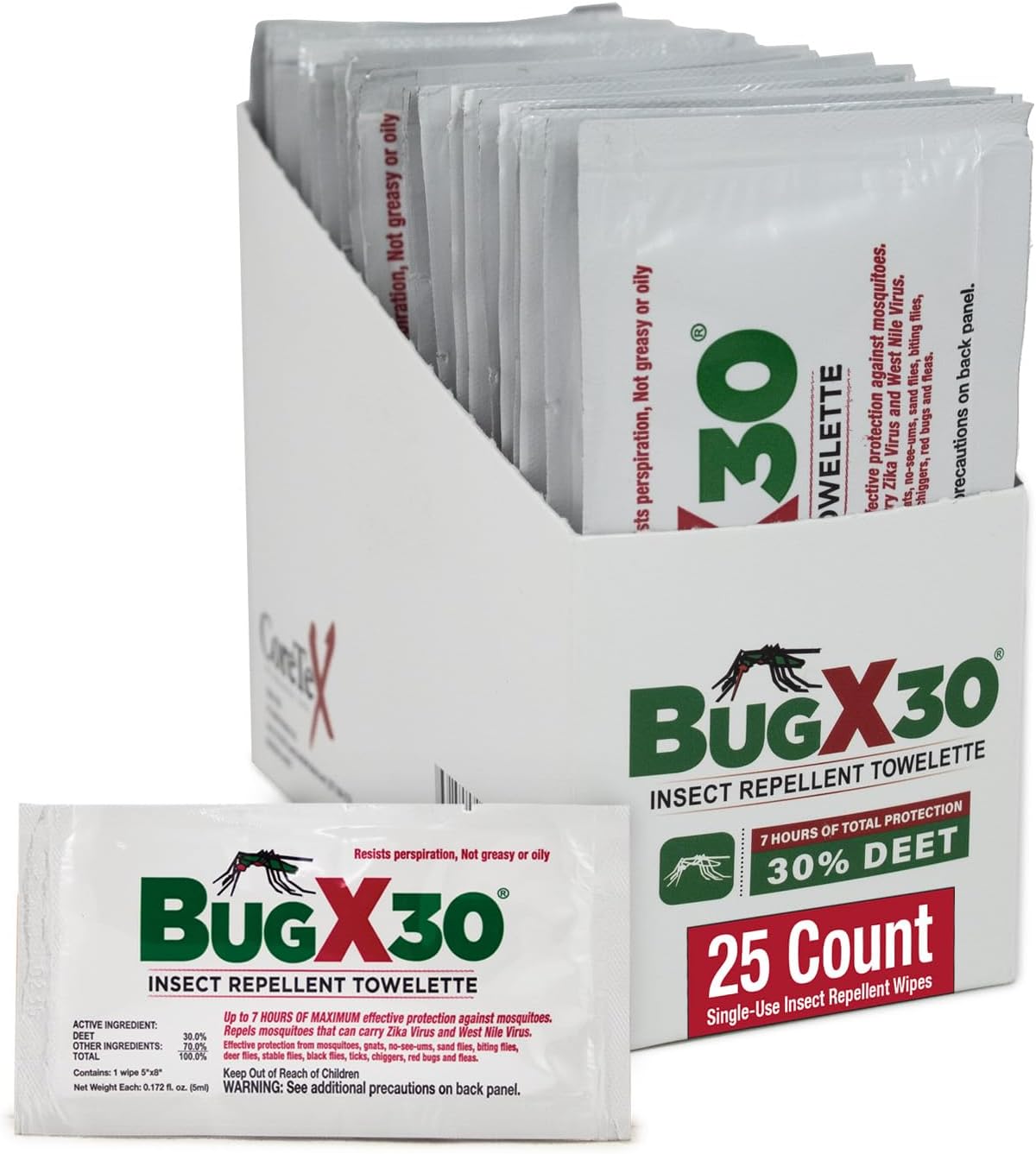 Amazon.com: OFF! Deep Woods Insect Repellent Towelettes (Pack - 2 ...