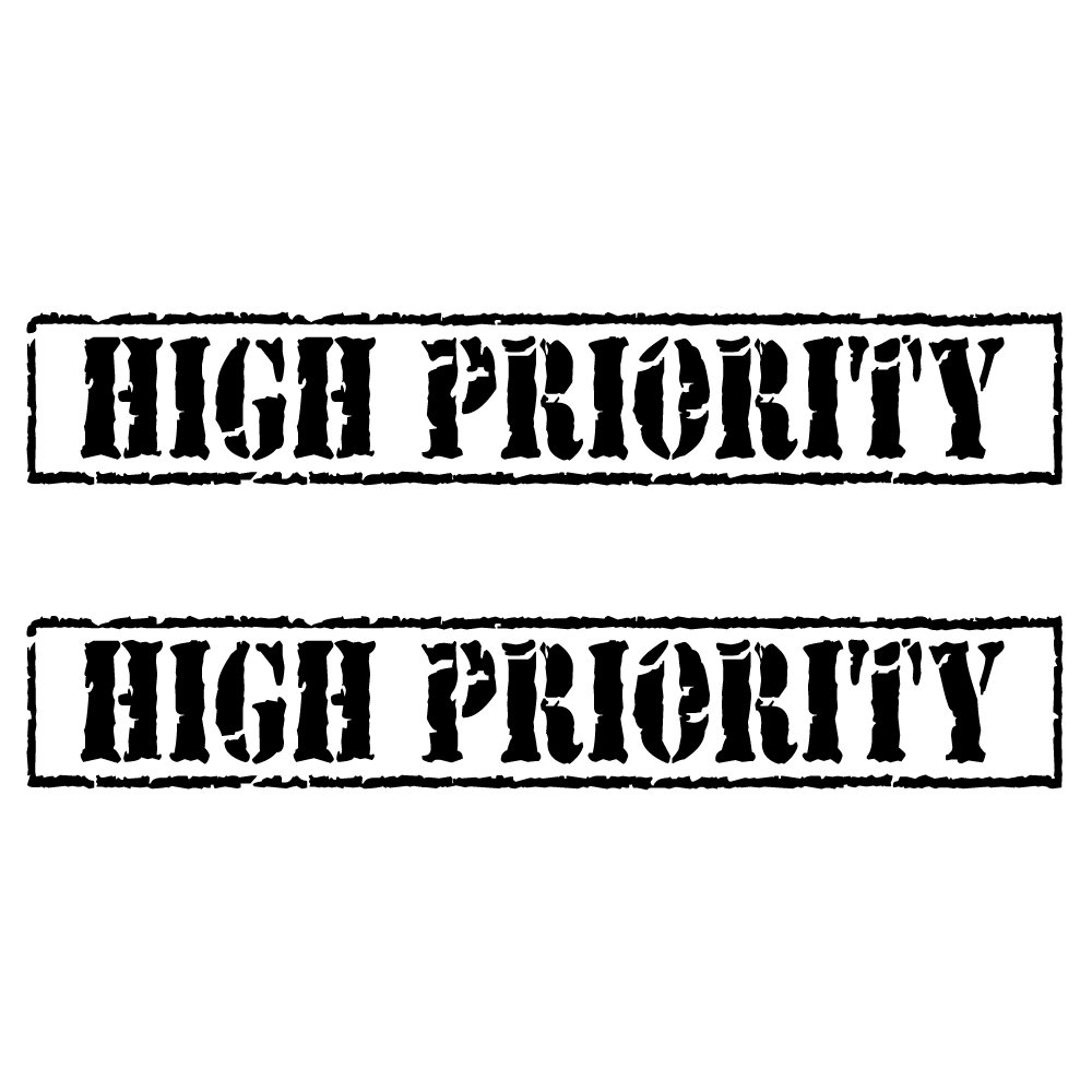 High Priority Stamp