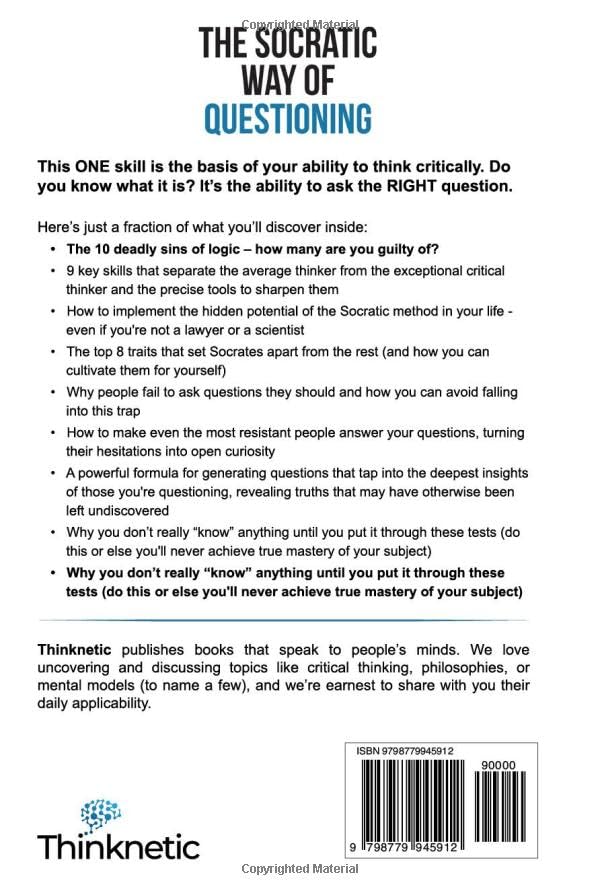 Snapklik.com : The Socratic Way Of Questioning: How To Use Socrates ...