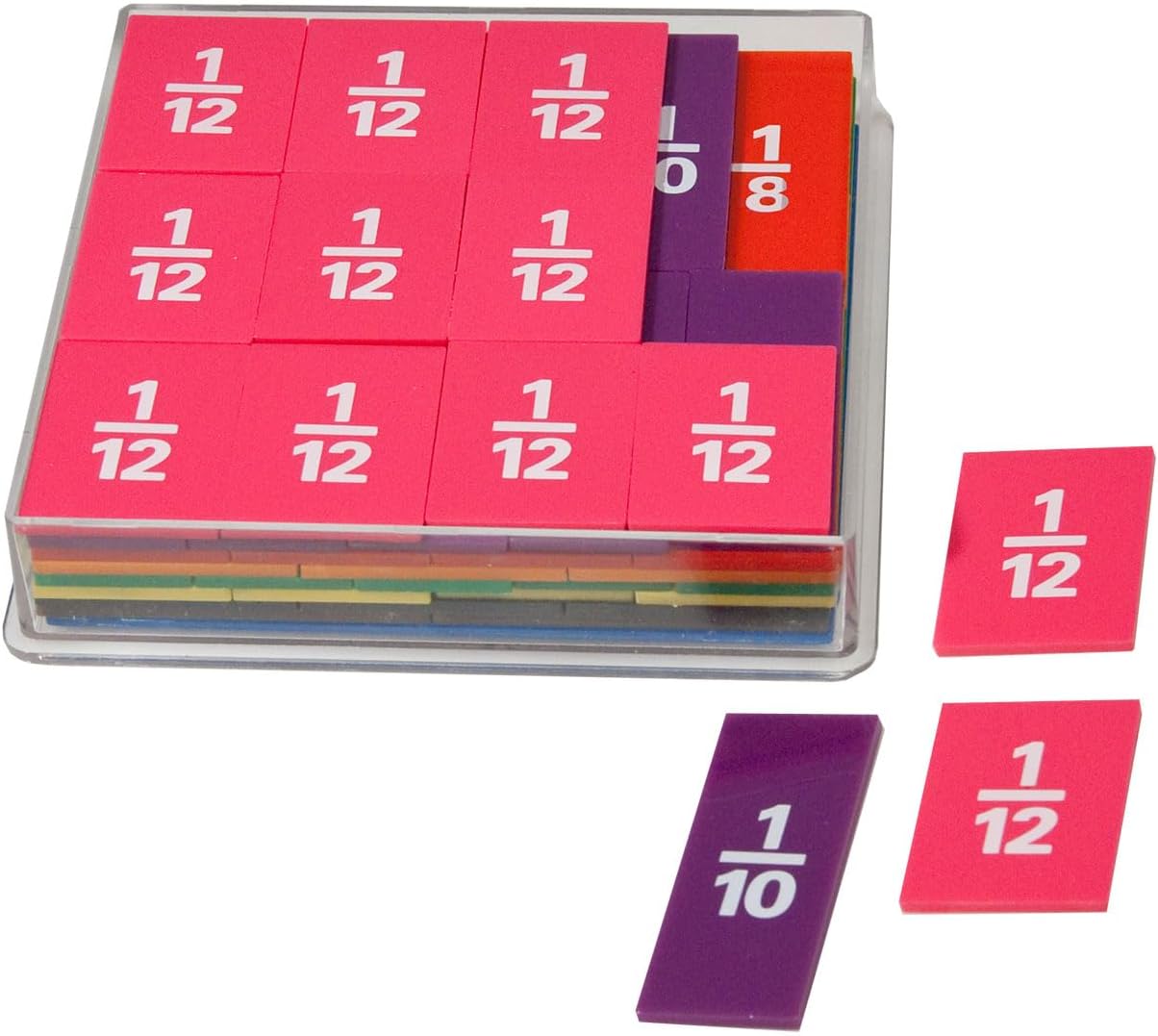 Amazon.com: EAI Education Fraction Squares: Numbered - Set of 51 : Toys ...