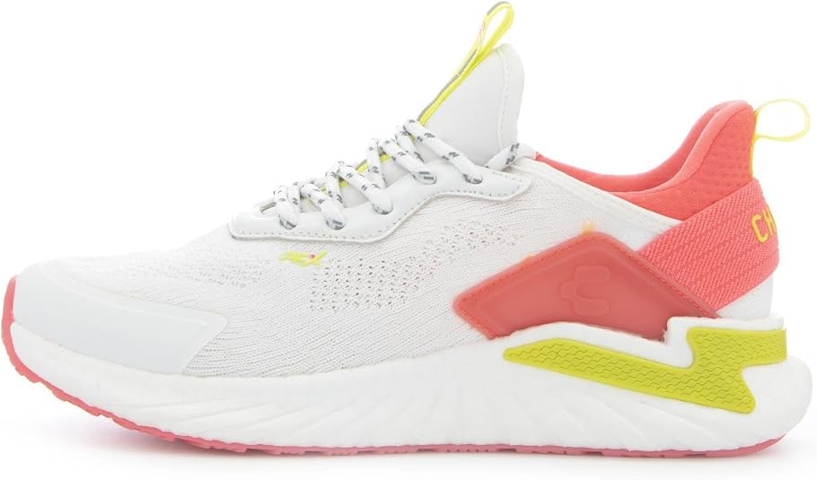 Charly Women's Vigorate Athletic Shoe (5, White/Multi): Buy Online at ...