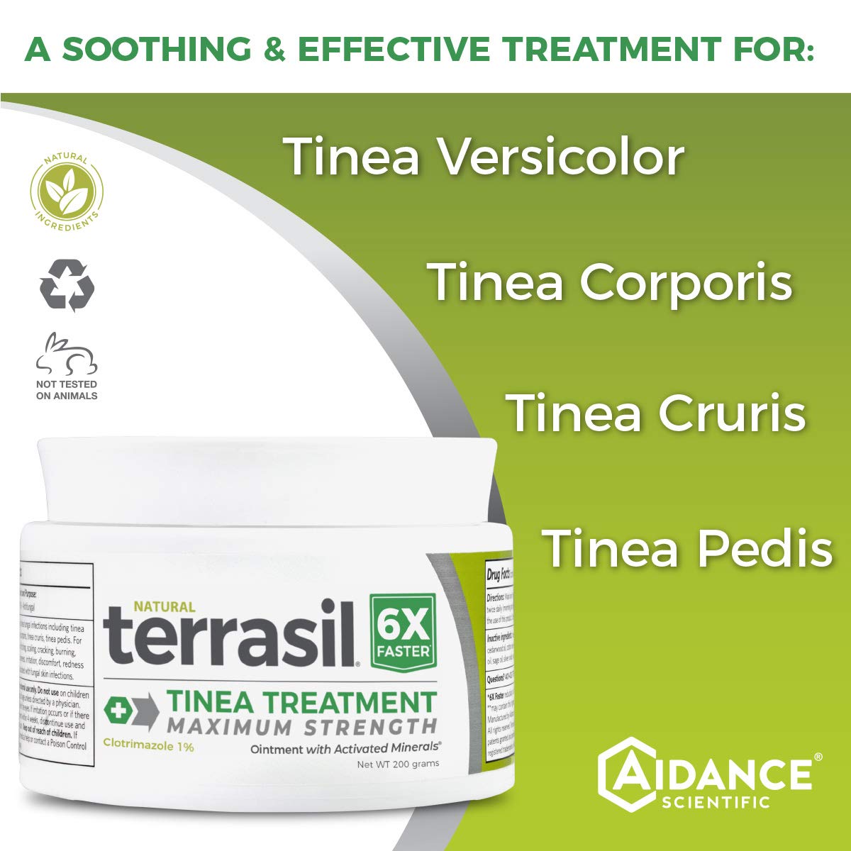 Terrasil Tinea Max 200gm Jar – 6X Faster Relief Natural Anti-Fungal ...