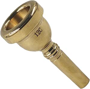 Amazon.com: AUXBC 12C Gold Plated Trombone Mouthpiece, Baritone and ...