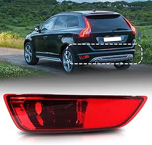 Amazon.com: CHELANGHU Rear Bumper Reflector Light Lamp Fit for Volvo ...