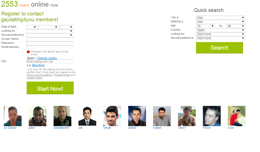 Aplicación Encuentros Gay en Amazon Appstore