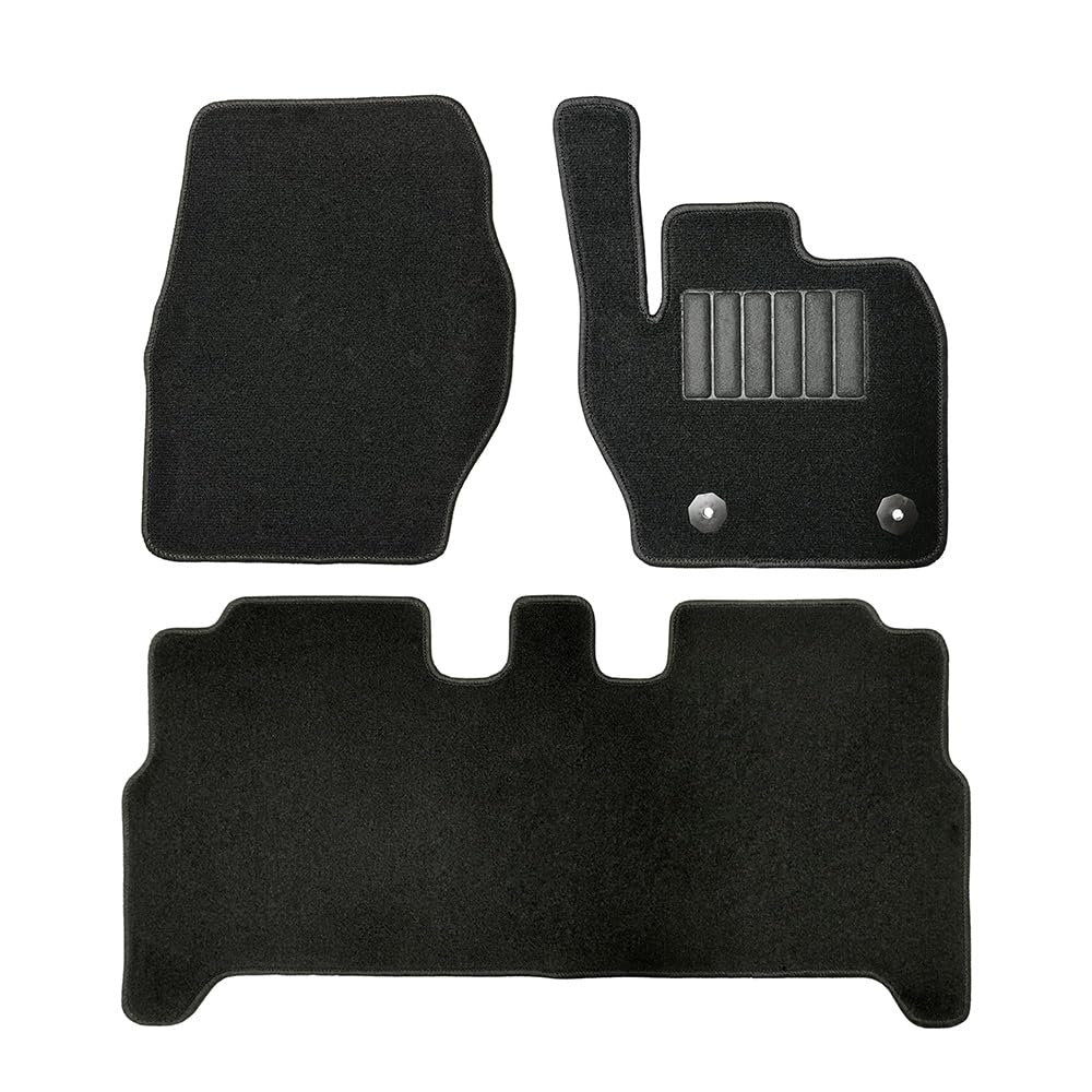 Amazon | ekクロス EV フロアマット 「ブラック」 1台分 エコノミシリーズ ek X EV カーマット 自動車マット フロア―マット カーペット 車マット カー用品 B5AW ...