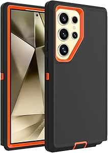 Amazon.com: WOGROO Case for Galaxy S24 Ultra, Heavy-Duty Tough Rugged Shockproof Drop Protective ...
