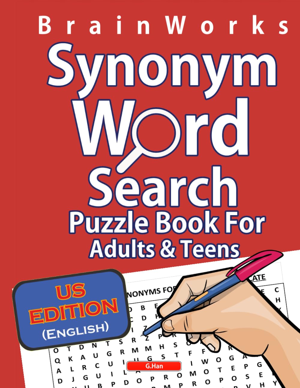 BrainWorks Synonym Word Search - Puzzle Book For Adults And Teens: Han ...