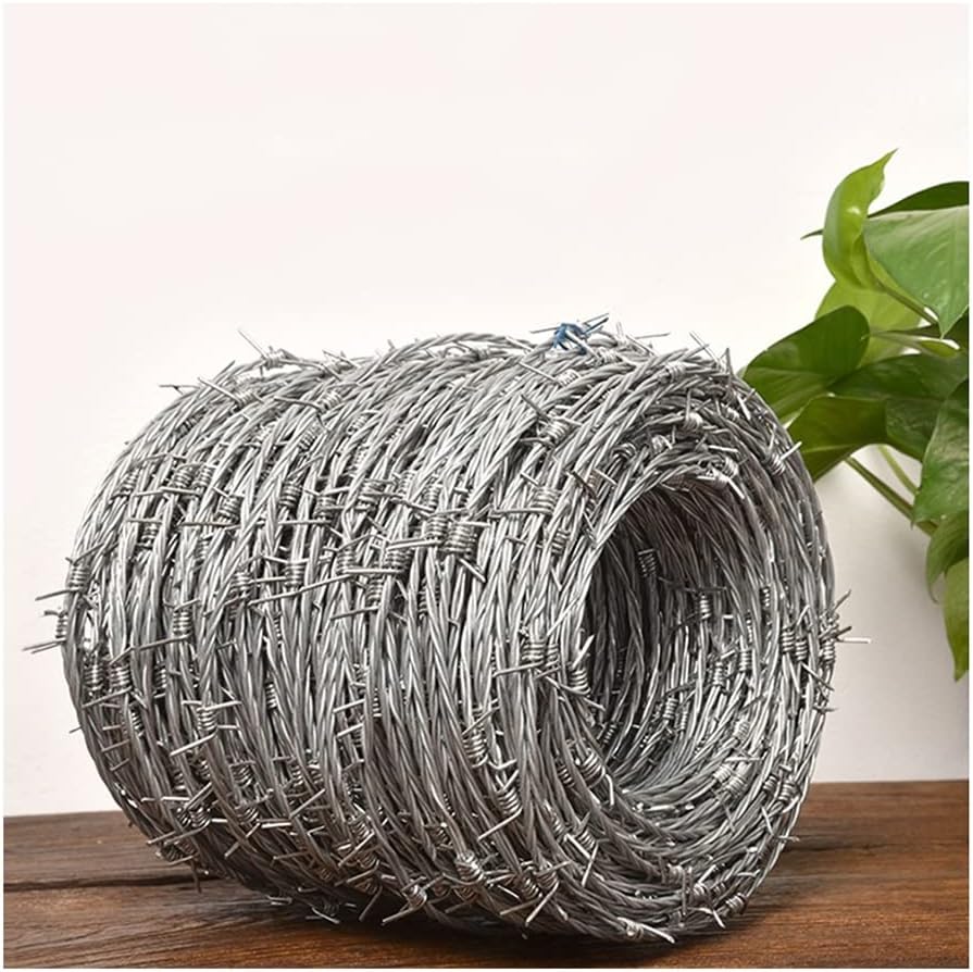 Barbed Wire, Galvanised Steel Real Barb Wire Easy To Bend Perfect For ...