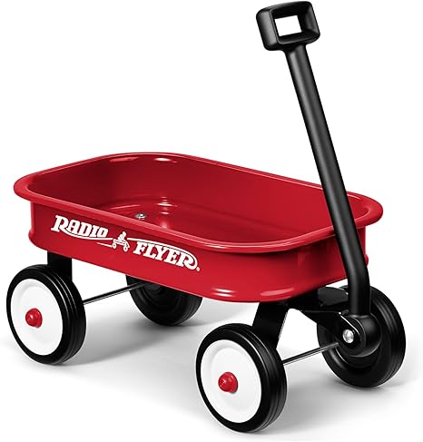 Amazon.com: Radio Flyer Kids 12.5 Inch Little Red Toy Wagon, Small Toy ...