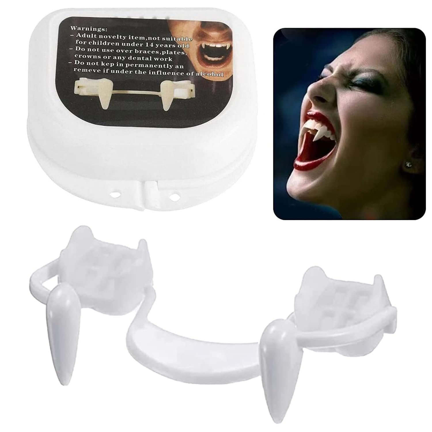 Real Life Vampire Teeth Custom Fangs Services – Boutique Du Vampyre