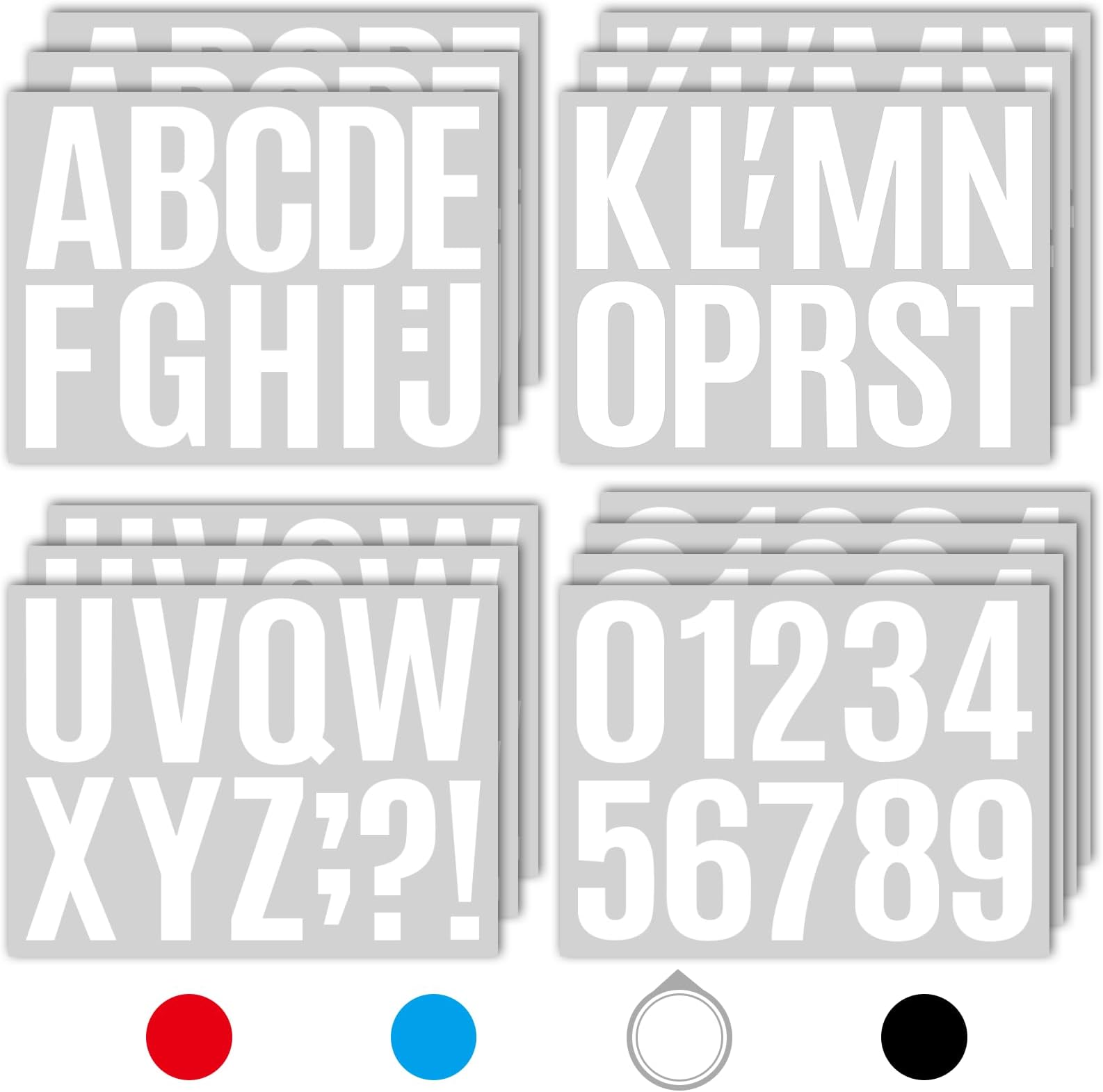 Large Vinyl Letter Stickers at Annabelle Parkhill blog