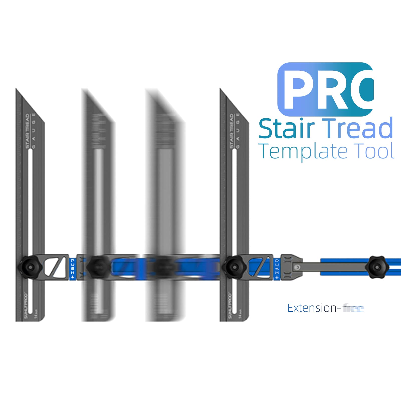 Snapklik.com : SUNLFPROD Stair Tread Template Tool - Upgrade Stair ...