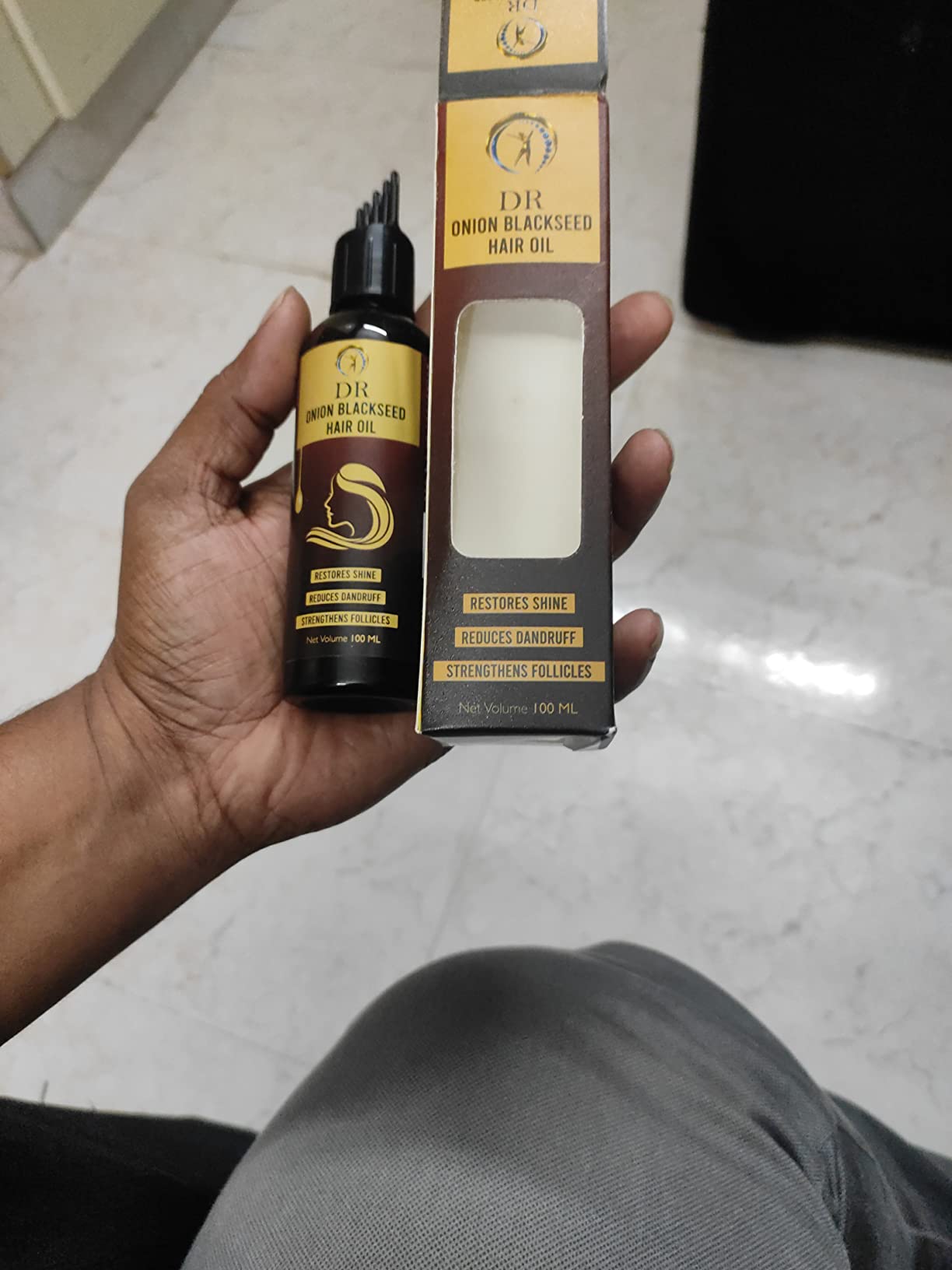 Buy DR Onion Blackseed Hair Oil - 100ml Online at Low Prices in India ...