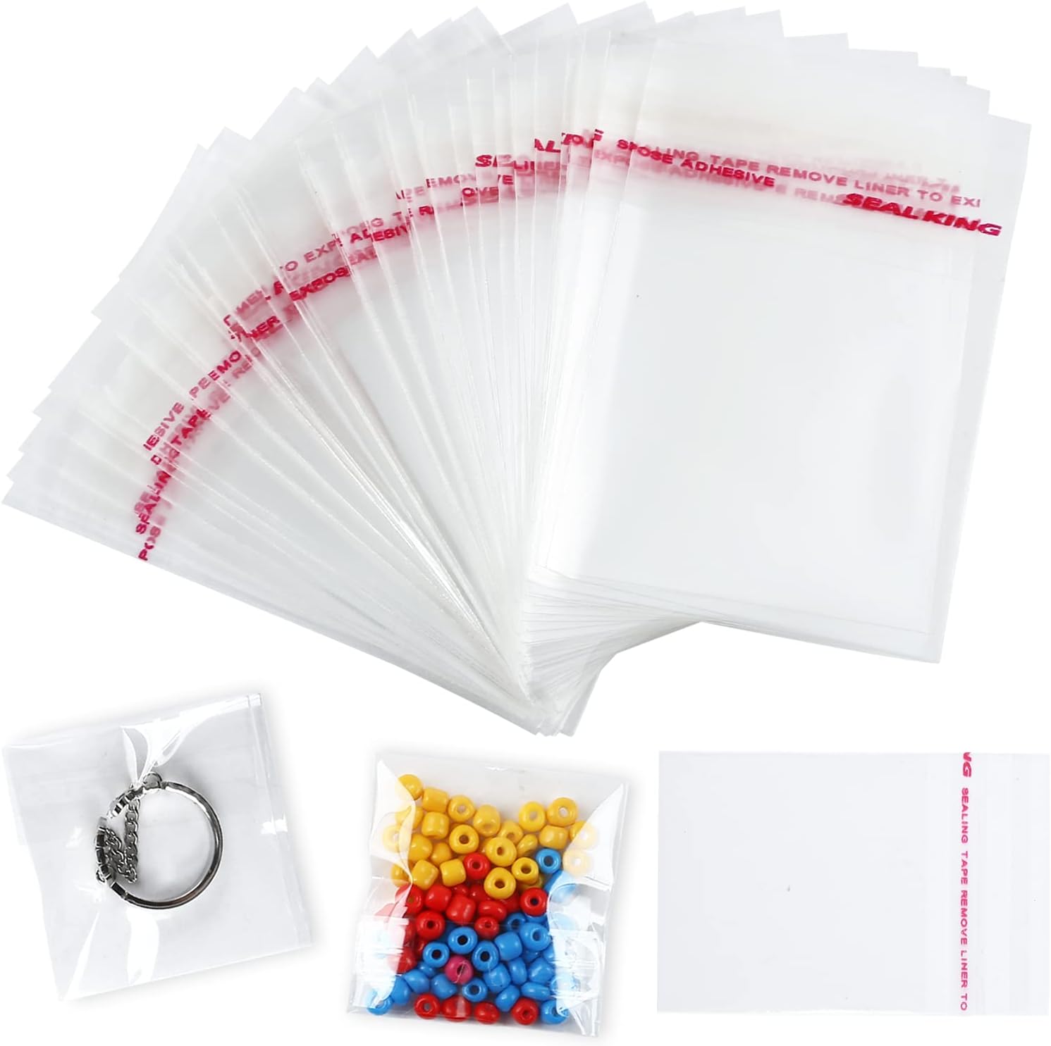 Bäcker & Lecker 400 stuks cellofaanzakjes, OPP-zakjes, zelfklevende ...