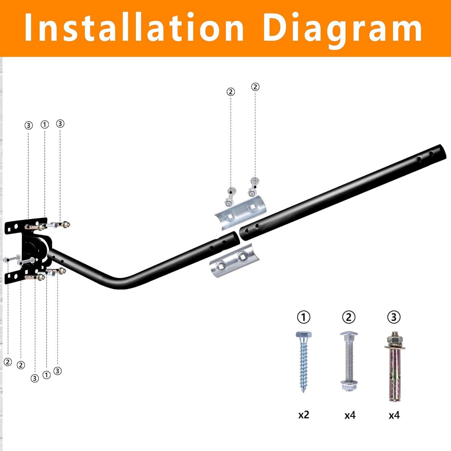 Snapklik.com : 32.8" Universal TV Antenna MountAdjustable Antenna ...