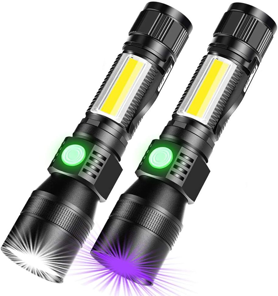 iToncs USB Rechargeable Torches, 3 in 1 Torches LED Super Bright ...