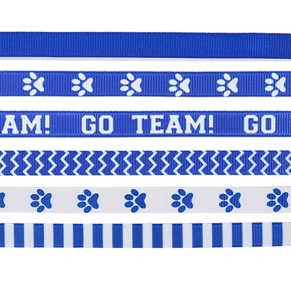 Amazon.com: 6 Pieces 3 Yards Dog Cat Paw Ribbon for Crafting Sewing, 3/ ...