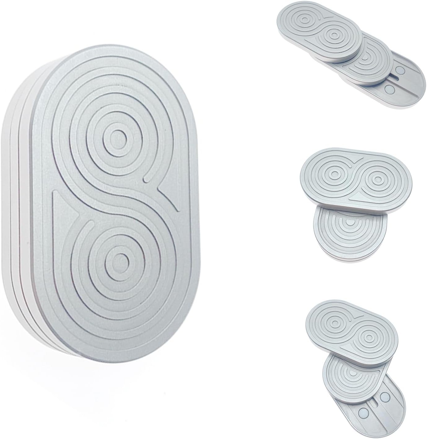 Amazon.com: TIEBRO Magnetic Fidget Slider 3 Layers Ripple Metal EDC ...