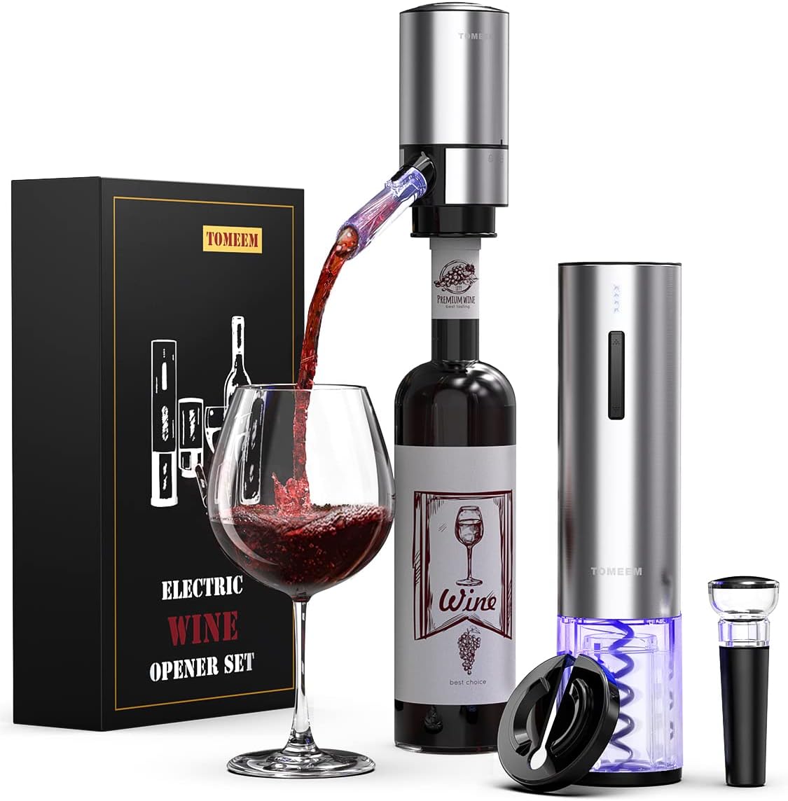 Amazon.com: Rabbit Electric Wine Opener Set: Home & Kitchen