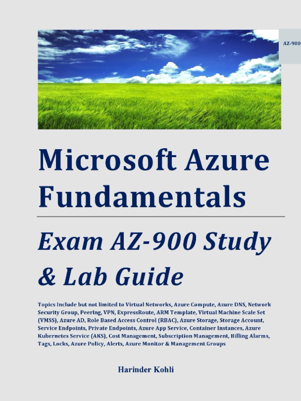 Amazon Microsoft Azure Fundamentals Exam Az 900 Study Lab Guide