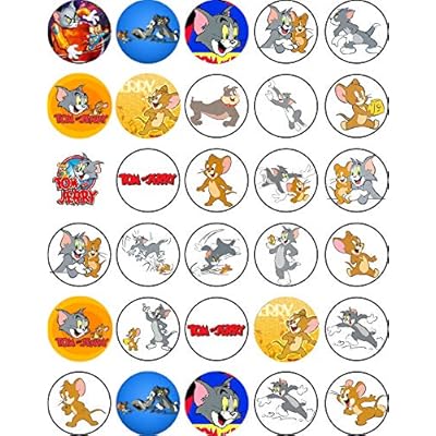 Tom and Jerry Edible Cupcake Toppers - Set of 30 Nepal | Ubuy