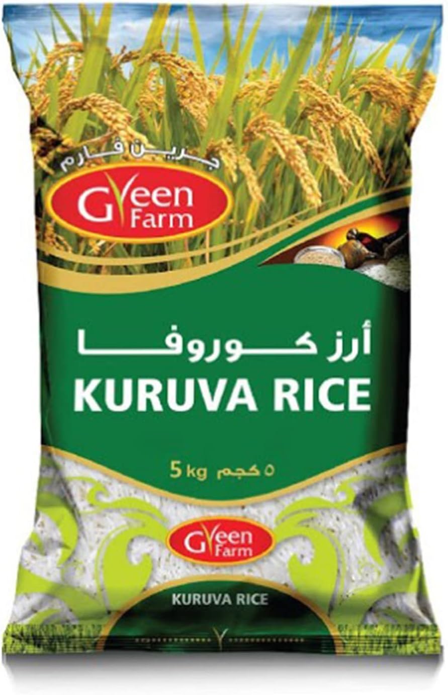 Green Farm Kuruva Rice 5kg : Amazon.ae: Grocery