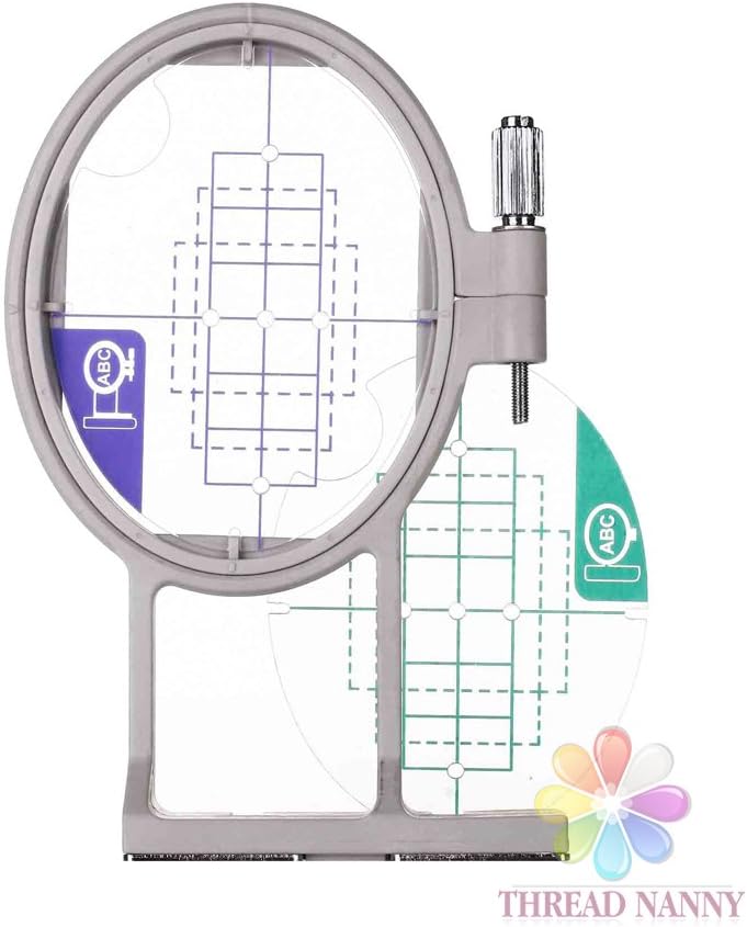 Amazon.com: SA442 1-inch x 2-1/2-inch Embroidery Hoop w/Placement Grids ...
