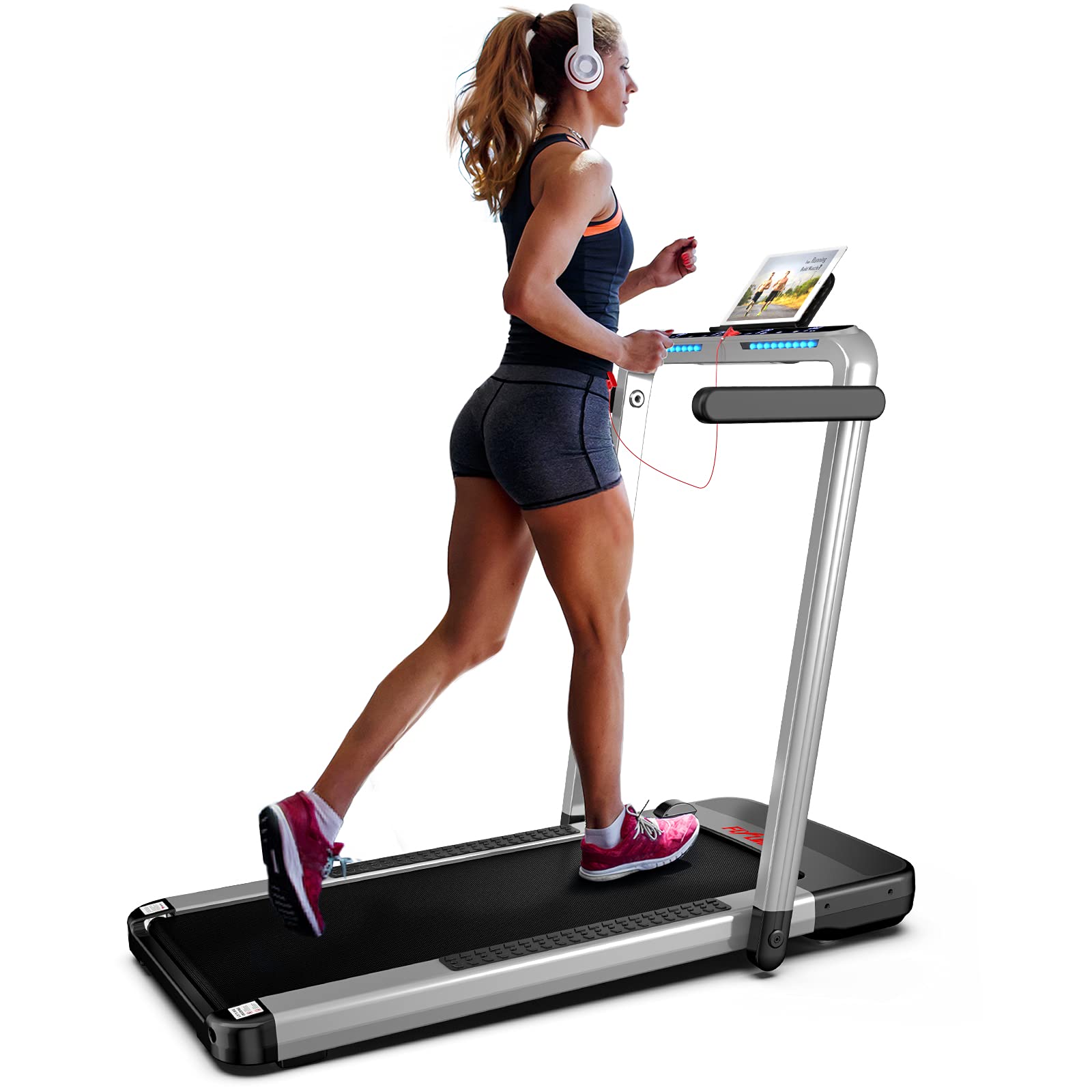 Buy 2 In 1 Foldable Treadmill FLYLINKTECH Home Quiet Treadmill With buy-2-in-1-foldable-treadmill-flylinktech-home-quiet-treadmill-with