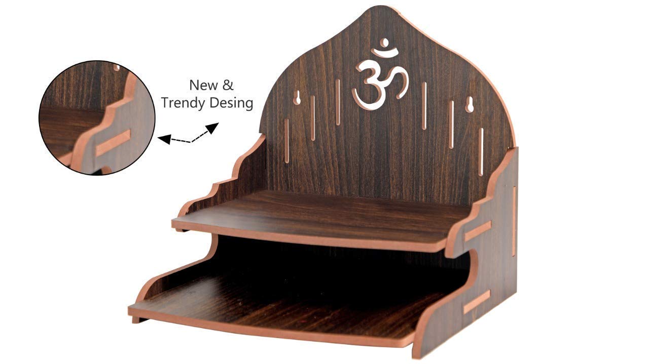 Buy Florastic Wooden Wall Mount Temple for Home Shop Office | Art and ...