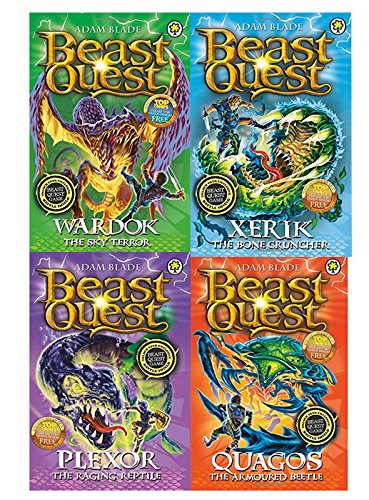 Beast Quest Series 15 4 Books Collection (Beast Quest: 83: Wardok the ...