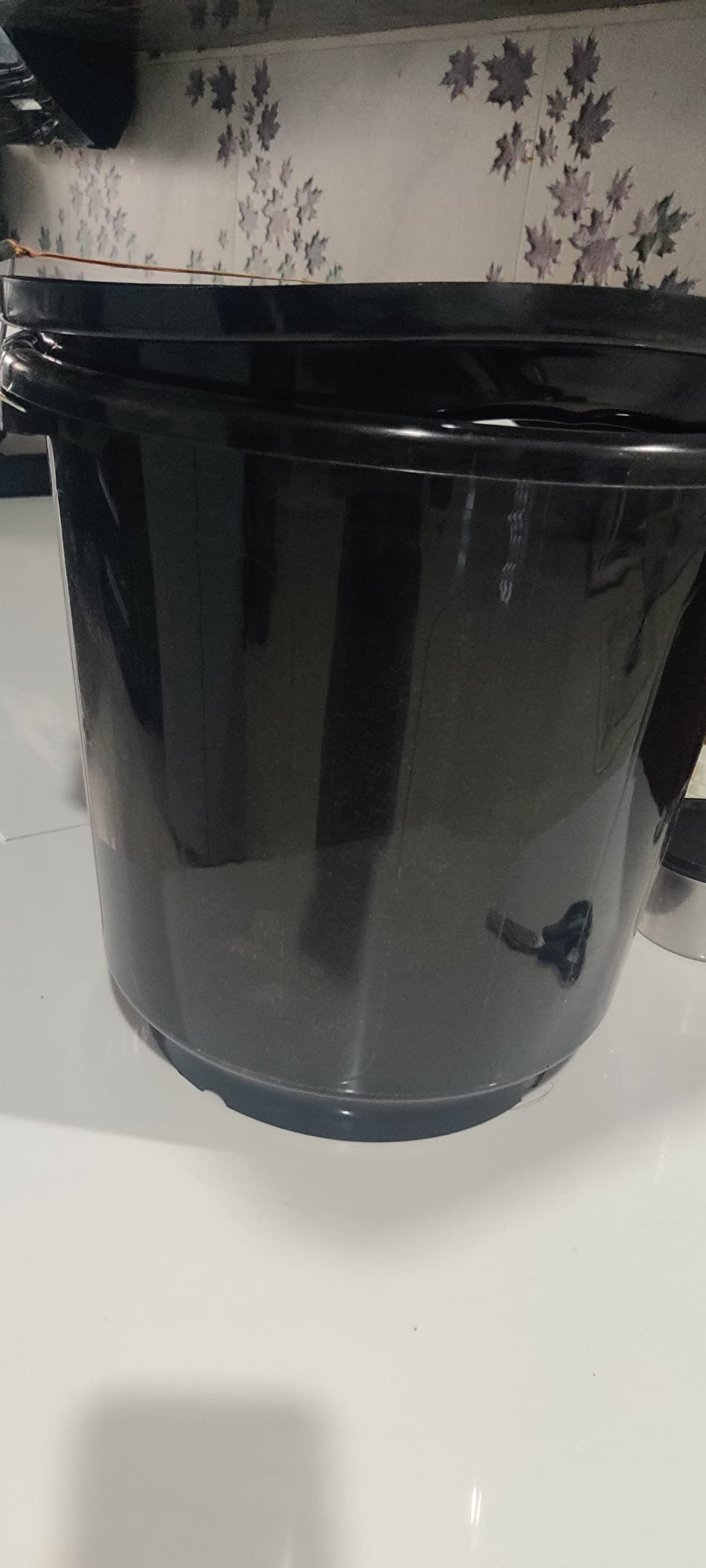 Heart Home Plastic Dustbin|Portable Garbage Basket & Round Trash Can ...