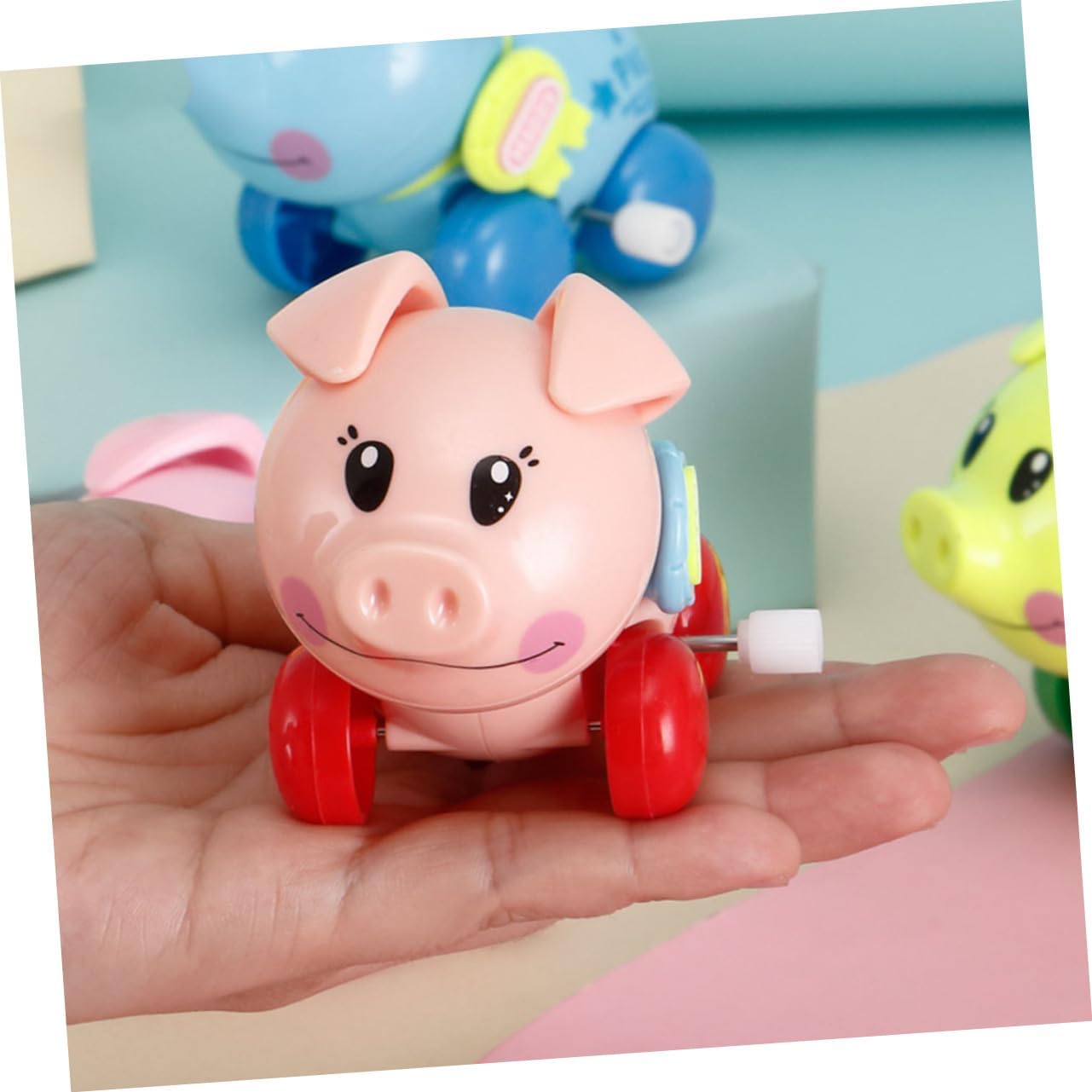 ERINGOGO Pig Model Mini Wind up Toys Clockwork Toy Cartoon Wind up Toy ...