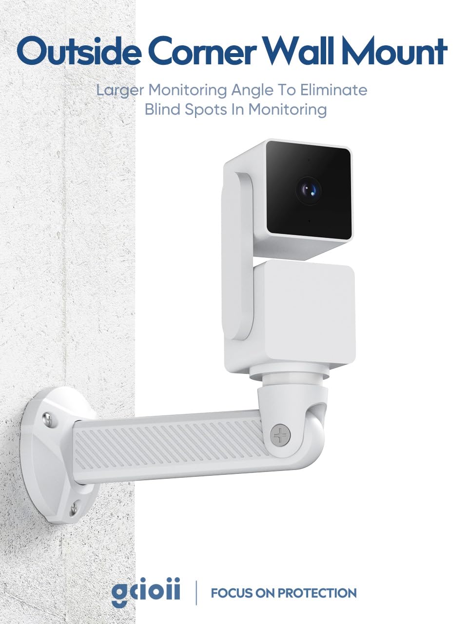 Snapklik.com : Gcioii 2 Pack Extended Wall Mount For WYZE Cam Pan V3/V2 ...