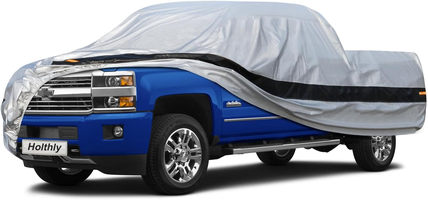 Amazon.com: Holthly 10Layer Truck Cover Waterproof All Weather. Pickup ...