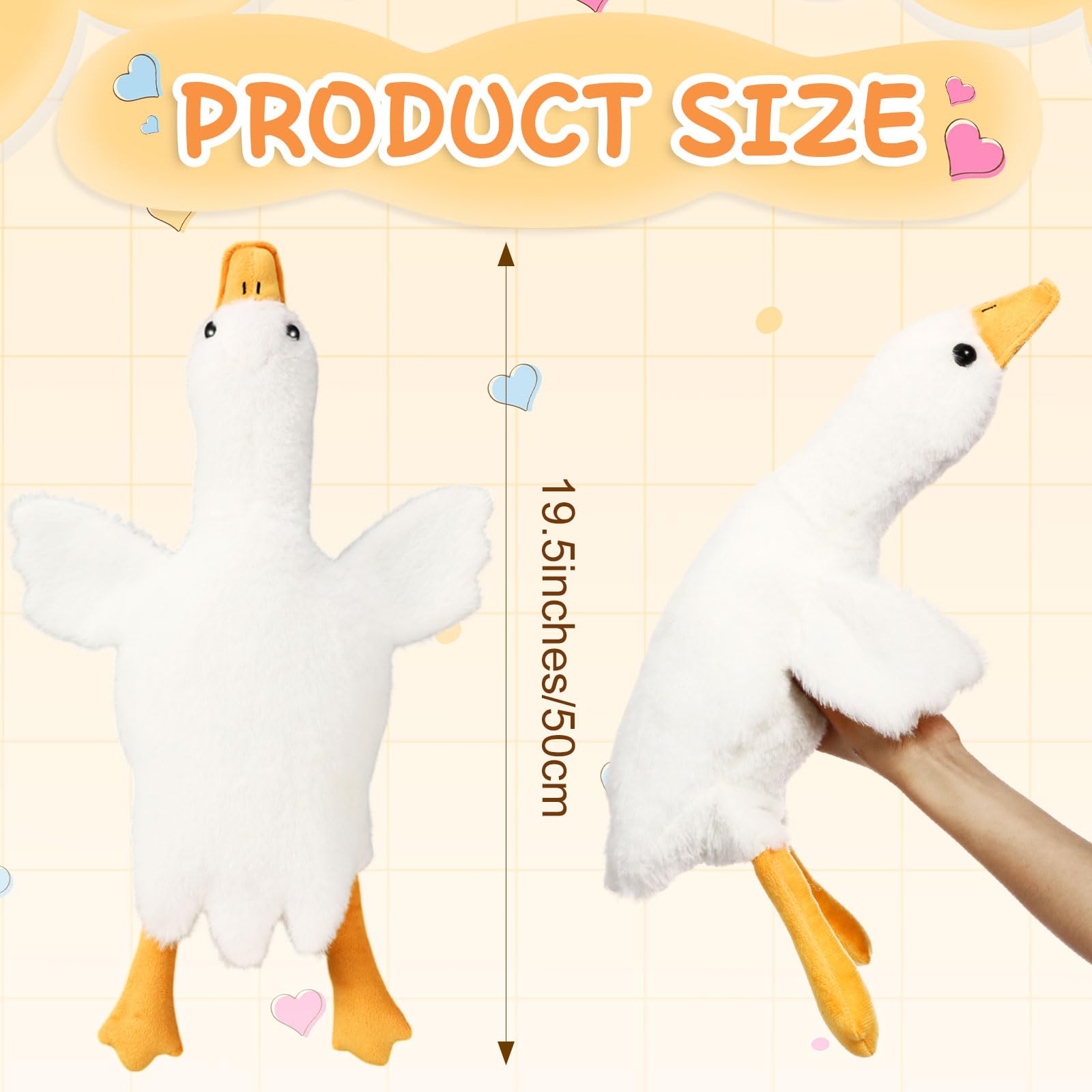 Snapklik.com : Lenwen 20 Inch Giant Goose Stuffed Animal Large Stuffed ...